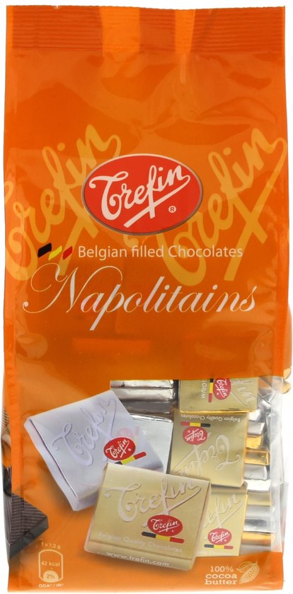 Trefin Napolitains gevulde chocolaatjes - Zak 1 kilo | bol