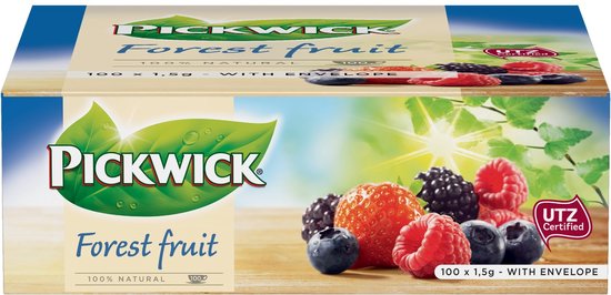 Thee pickwick forest fruit 100x1.5gr met envelop | bol