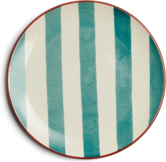 Riviera Maison Dinnerbord gestreept, Bord streeppatroon, Servies ...