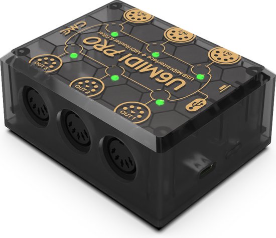 CME U6MIDI Pro - MIDI interface voor keyboards - 3x In/Out - 48 kanalen ...