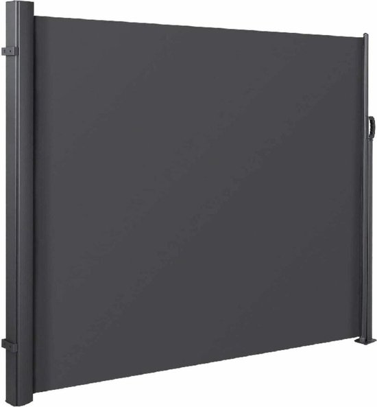 Écran de jardin pliable - 3 x 1,6 mètre - Auvent - Écran solaire Zwart ...