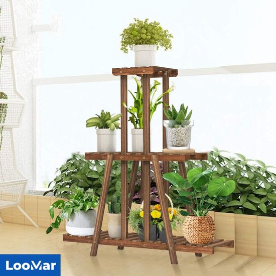 LooMar Plantenrek – Plantentafel – Plantenstandaard / Plantenhouder ...