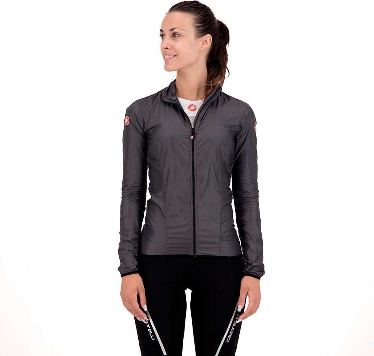 CASTELLI Aria Shell Jas Dames - Dark Grey - M | bol