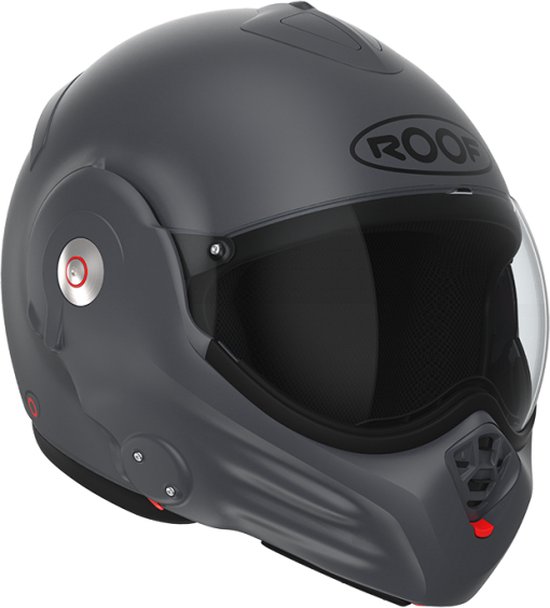 ROOF Desmo Mat Grafiet Systeemhelm - Maat L - Helm | bol