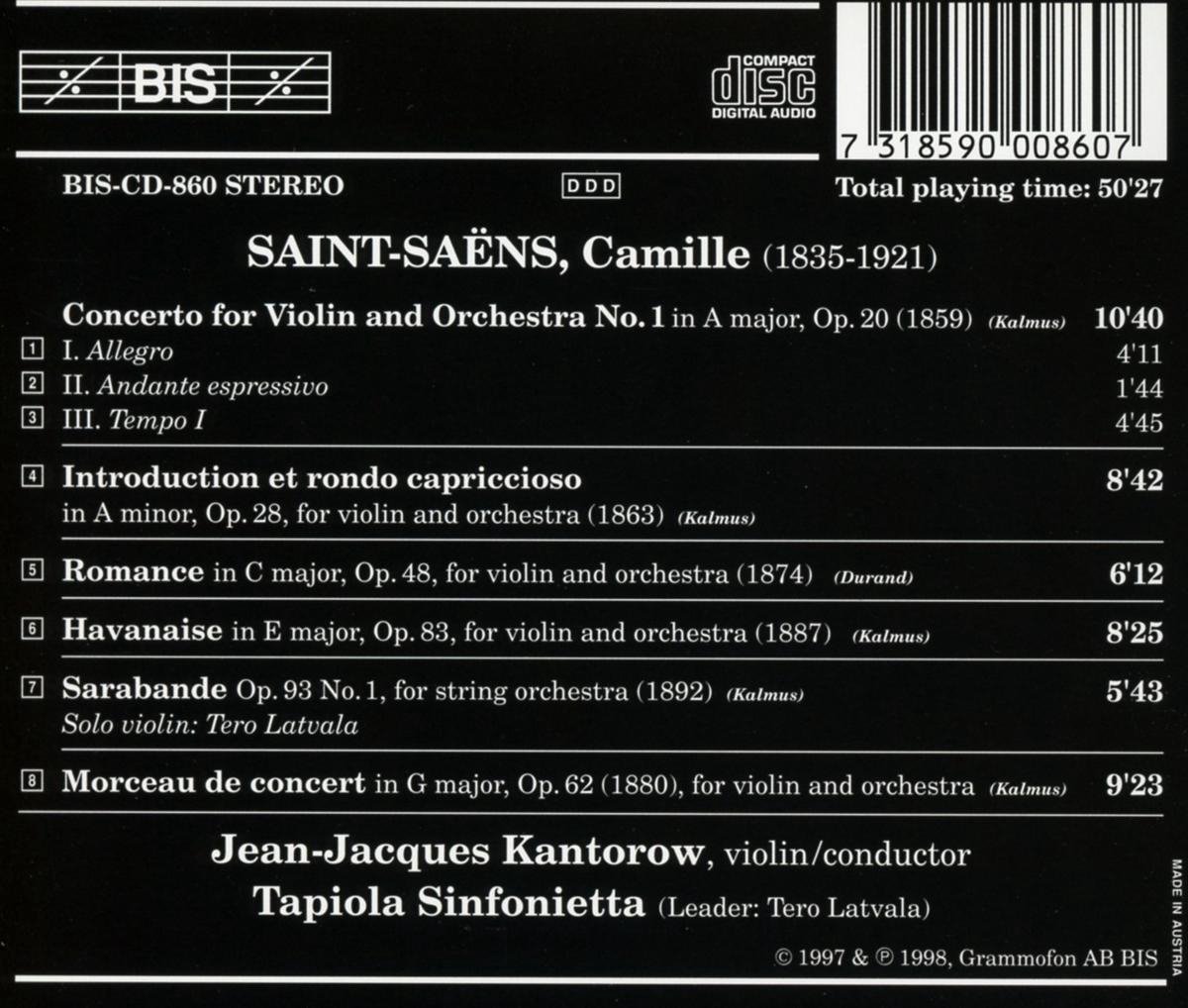 Tapiola Sinfonietta - Capriccio (CD), Jean-Jacques Kantorow | Muziek | bol.com