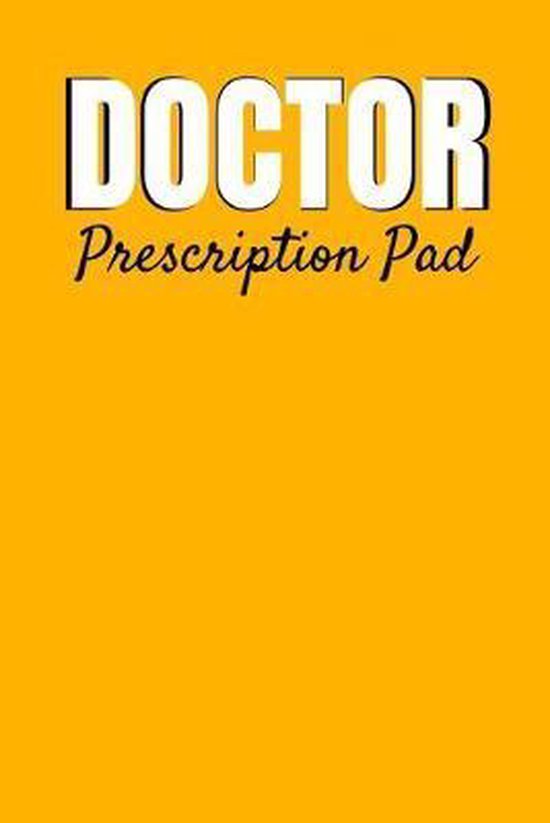 Doctor Prescription Pad, Prescription Rx Pads | 9781695517363 | Boeken ...