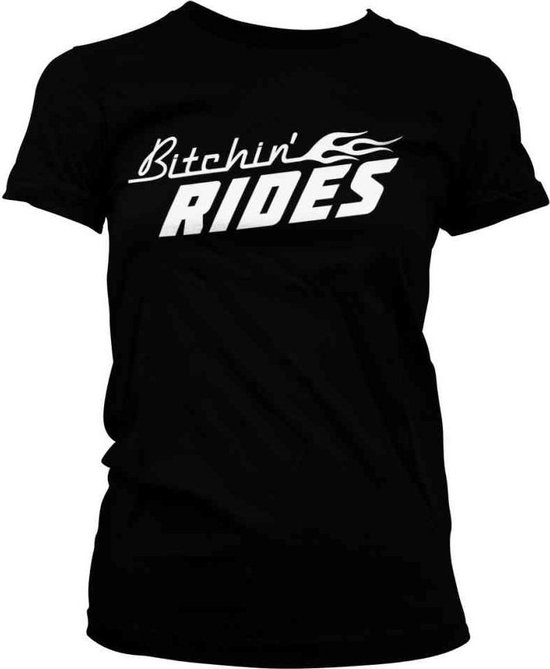 Bitchin' Rides Dames Tshirt -2XL- Logo Zwart | bol