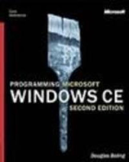 PROGRAMMING MS WINDOWS CE, 2E, Douglas Boling | 9780735614437 | Boeken ... PROGRAMMING MS WINDOWS CE, 2E, Douglas Boling | 9780735614437 | Boeken ...