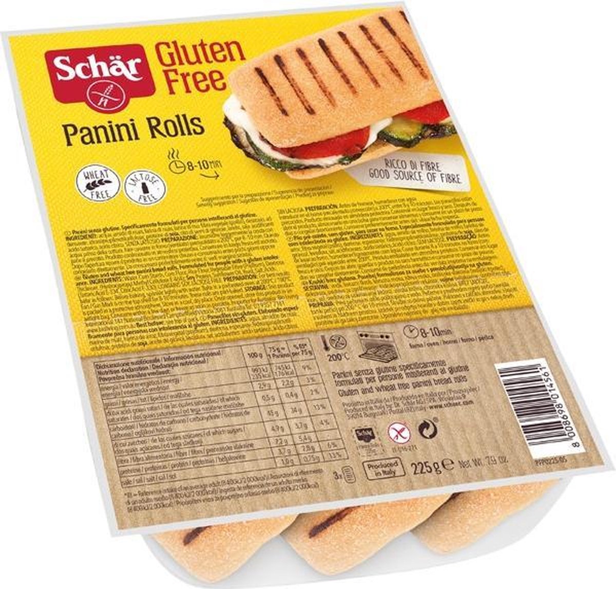 Schar Panini Rolls 225 gr | bol.com