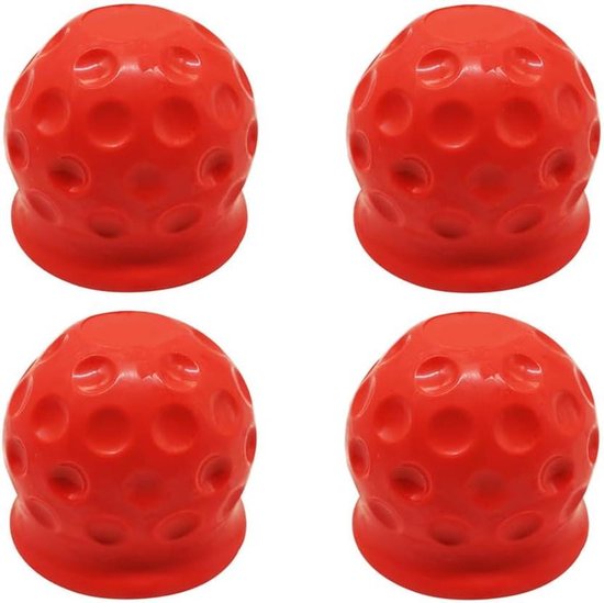 4-delige set Tow Bar Covers - Rode Tow Bar Ball Covers for Motor ...