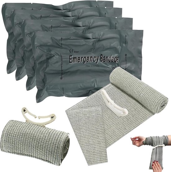Tactical Tourniquet Set Van 4 - 8" Eerste Hulp Trauma Bandage ...