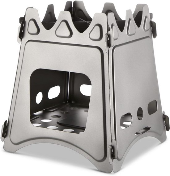 Campingkooktoestellen - Draagbaar Gasfornuis - Mini-Houtkachel ...