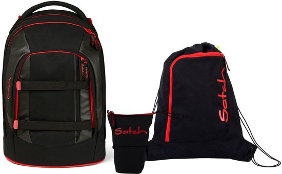 Satch schoolrugzakset PACK Fire Phantom 3-delig, collectie 2023 | bol