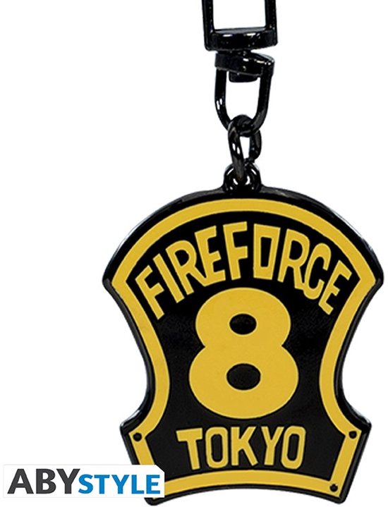 ABYstyle Fire Force Metalen Sleutelhanger-Company 8 Emblem (Diversen ...