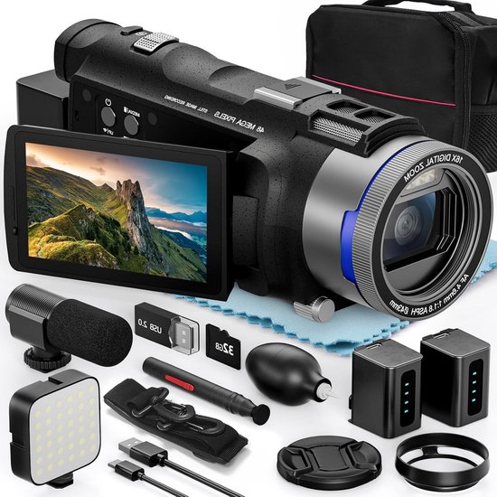 Handycam - Videocamera - Vlog Camera voor Beginners | bol