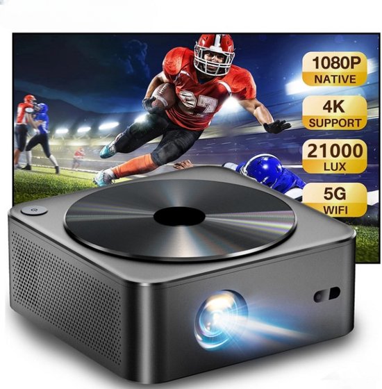 Mini Beamer - Projector - Digitale Beamer - Draagbaar - 1080P - Met ...