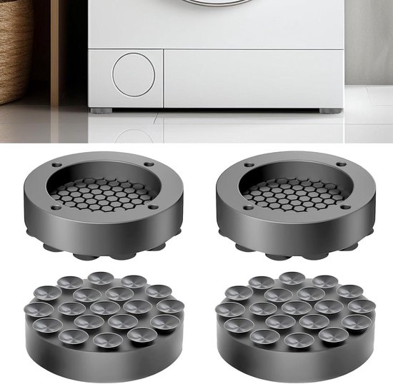 Trankielo - Anti-vibratiedempers voor wasmachine 4 stuks - Universele ...