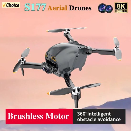 S177 RC Mini Drone met 8K HD Camera, Professionele Slimme ...