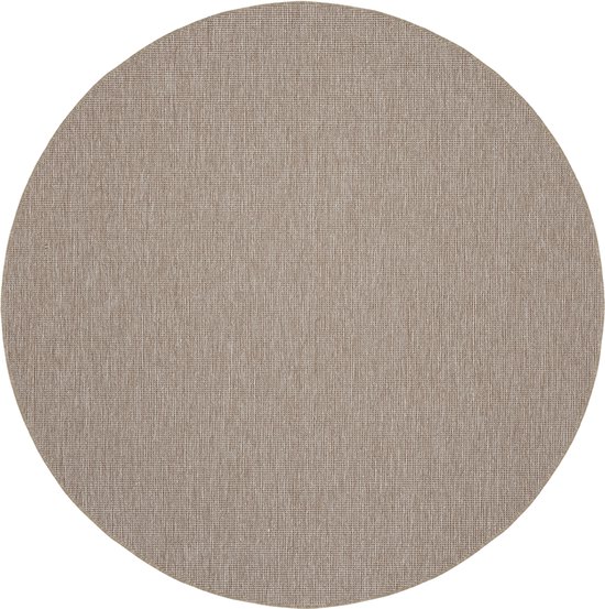 Brussels Uni Buitenkleed – Rond - Effen Indoor & Outdoor Vloerkleed ...