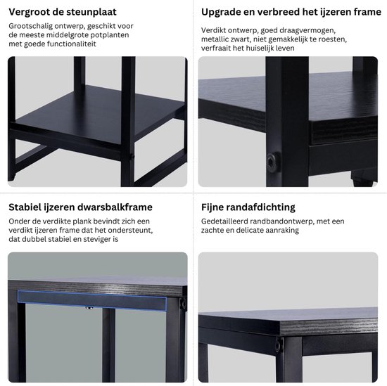Plantentafel - Plantenstandaard voor Binnen - Plantenzuil | bol