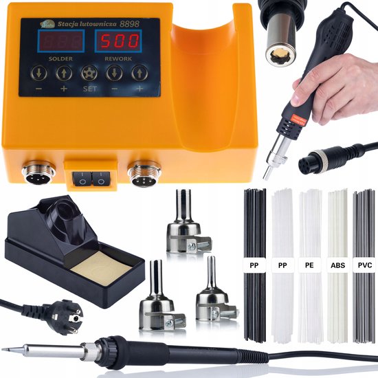 Rosfix Orange Husky OH660 Elektrisch S-Serie Soldeerstation 2-in-1 Kit ...