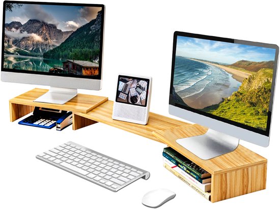 Fleau Home Verstelbare Monitor Verhoger - Laptopstandaard ...