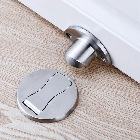 Magnetische deurstopper zelfklevend zware deurhouder - Roestvrij staal ...