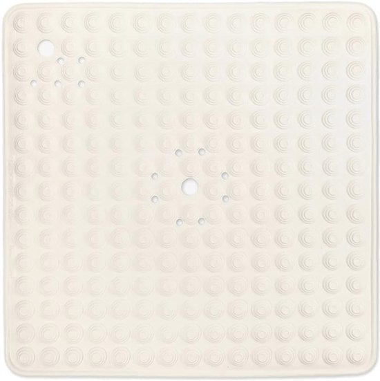 Anti-slip douchemat vierkant 60x60 cm - Voor douche en bad - Wasbaar ...