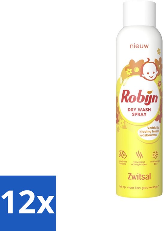Robijn - Zwitsal - Dry Wash Spray - Voordeelverpakking - 200 ml ...