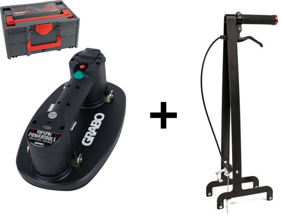 GRABO Plus in Koffer + GRABO Erguo S1 handgreep - Elektrische draagbare ...