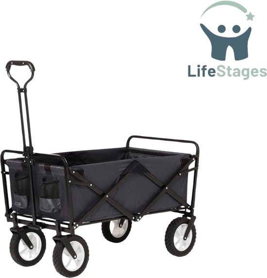 LifeStages - Bolderkar Kinderenvervoer - Opvouwbare Bolderkar voor Kinderen -... | bol