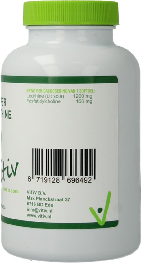 Vitiv Lecithine 1200 mg 100 softgels | bol