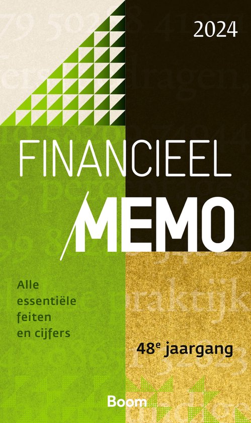 Financieel Memo 2024 | 9789024465361 | T. de Bondt | Boeken | bol