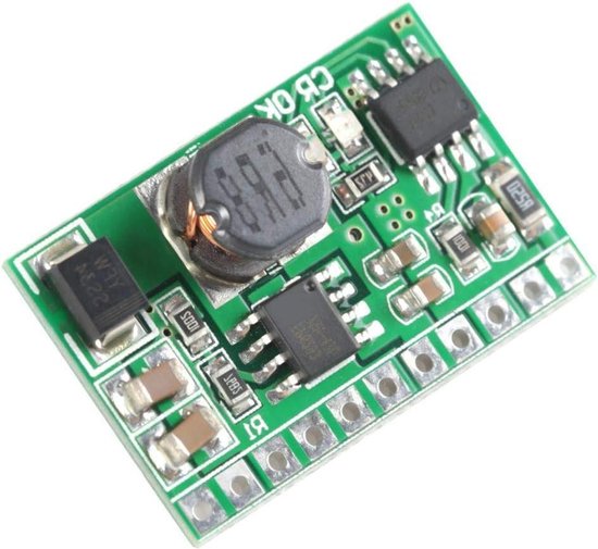 Mini 5V / 2.1A spanningsomvormer boost-converter UPS-voeding DIY ...