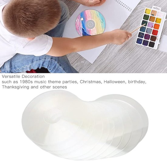 10 Pieces Clear CDs for Aesthetic Polishing Wall Decoration ...