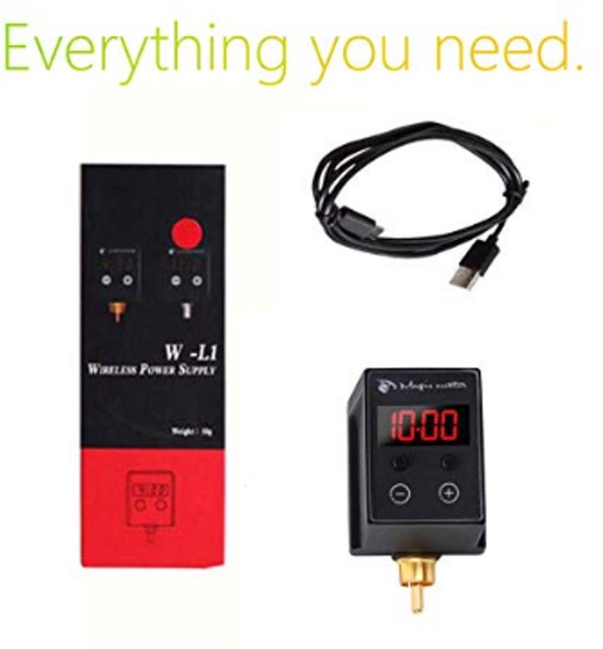 Wireless Power Supply For Tattoo Machines 1950MAH | bol