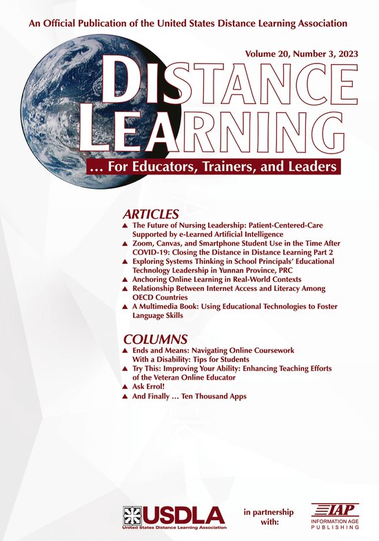 Distance Learning Journal- Distance Learning Vol 20 Issue 3 ...