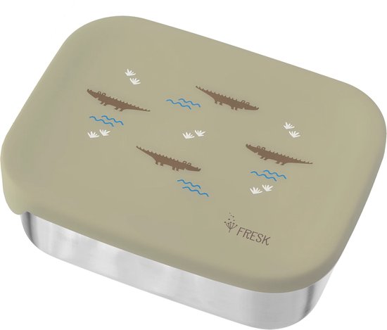 Fresk Lunchbox voor kinderen – Brooddoos – Broodtrommel Jongen – RVS ...