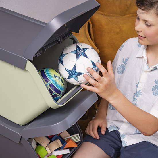 Sunware Sigma Home sorteer bak met deksel - 3x - afvalbak - groen ...