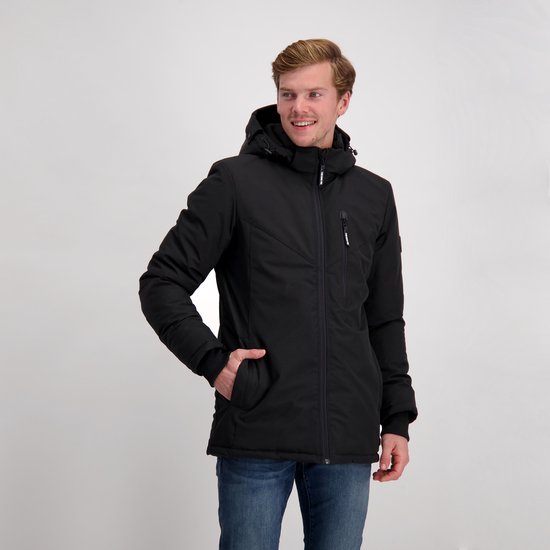 Cars Jeans THAMES Poly Heren Jas - Black - Maat L | bol