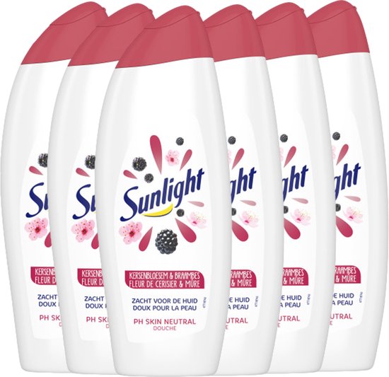 Sunlight Zeep - Douchegel - Kersenbloesem & Braambes pH-Huidneutraal ...