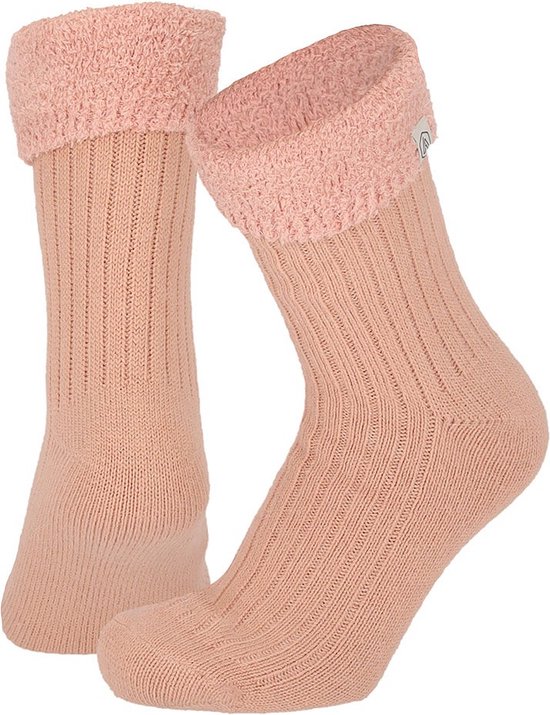 Apollo | Huissokken Dames | Ultra Soft | Roze | One Size | Fluffy ...