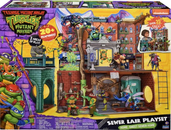 Teenage Mutant Ninja Turtles - Movie - Sewer Lair Playset | bol