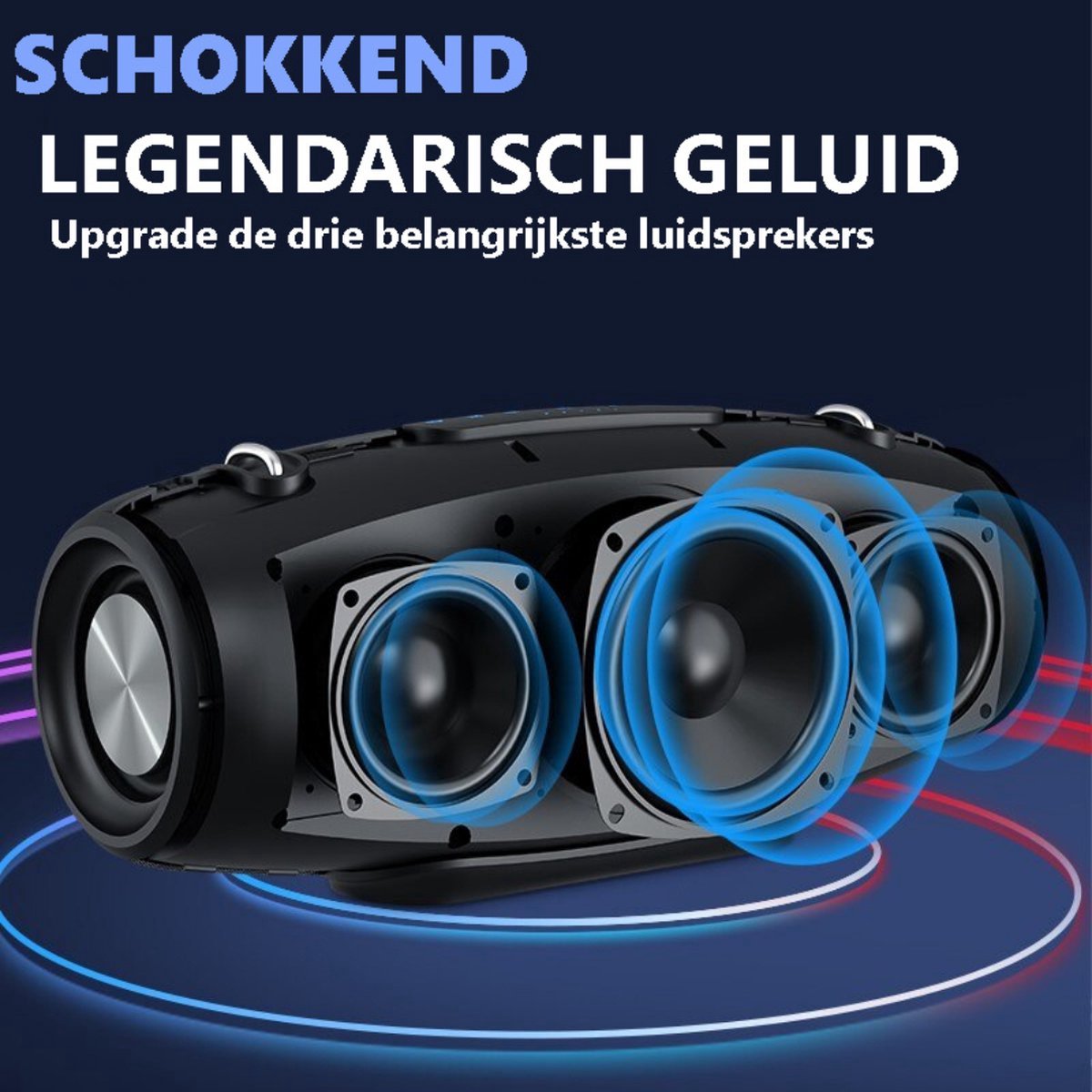 Bolture Muziekbox - Muziek Box Bluetooth - Speakers - Draadloos ...