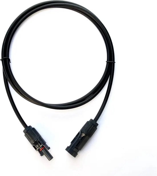 MC4 Solar kabels - zonnepaneel aansluitkabels - solar verlengkabel - rood/zwart -... | bol.com