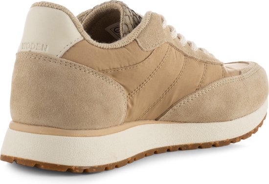 Woden Nellie Soft beige dames sneakers | bol