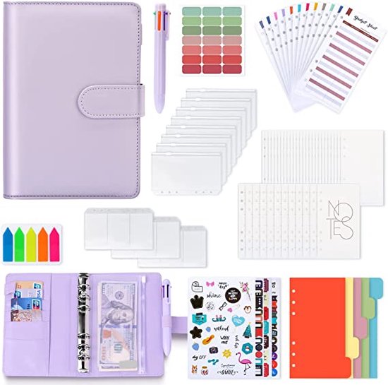 Budgetplanner - Budget planner, money sleeves, ring binder, financial ...