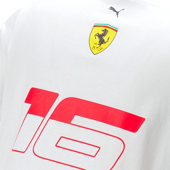 Scuderia Ferrari Team Special Edition Charles Leclerc Tee white XL | bol