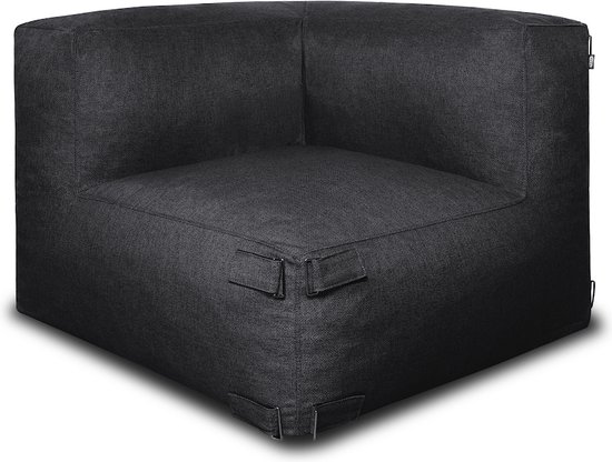 Feel Furniture - Binnen & Buiten bank - Odin - 4 Persoonsbank - Zwart ...