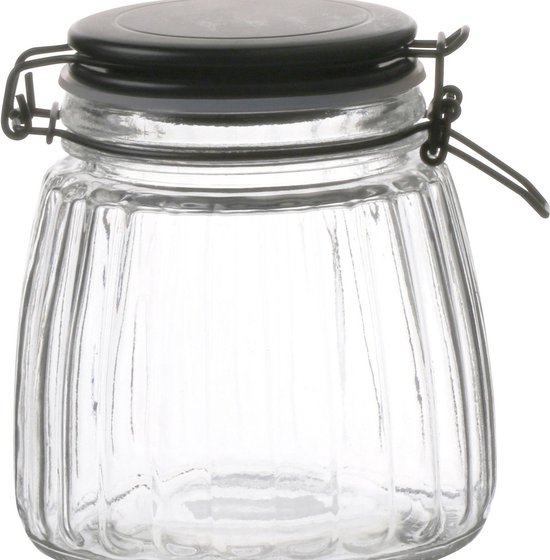 Weckpot/inmaakpot - 4x - 1L - glas - met beugelsluiting - incl ...